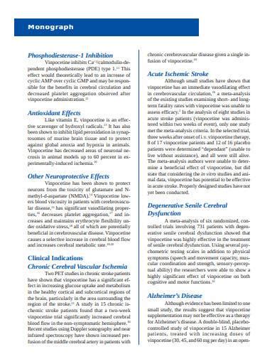 Free 10 Monograph Samples And Templates