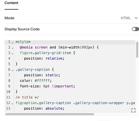 How To Code Captions To Overlay Photos In Gallery Customize With Code Squarespace Forum