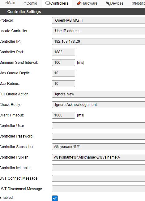 ESPEASY Via MQTT With Mosquitto Broker Configuration Home Assistant