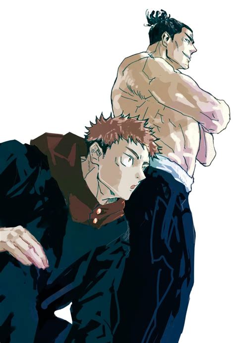 Itadori Yuuji And Toudou Aoi Jujutsu Kaisen Drawn By Nandemotokasu