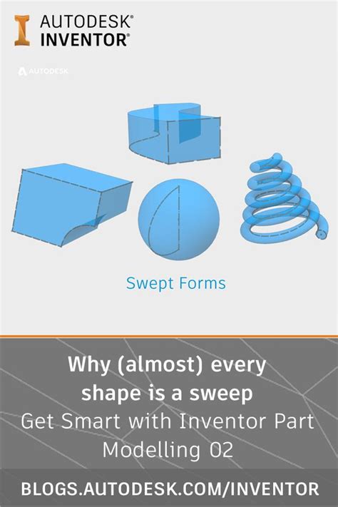 Why Almost Every Shape Is A Sweep Get Smart With Inventor Part