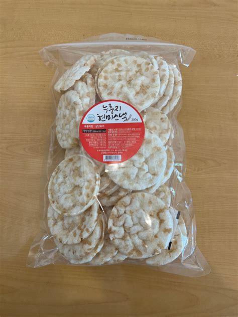 수제누룽지 현미 뻥튀기 200g 배민스토어