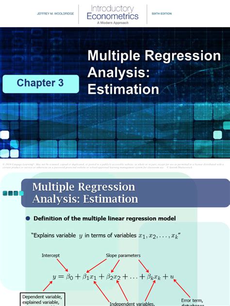3 Multiple Regression Analysis Estimation Pdf Ordinary Least
