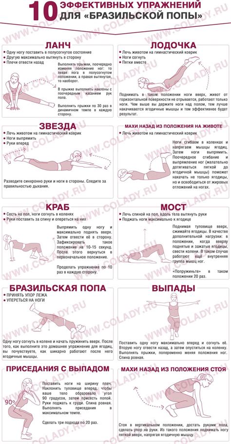 Как накачать ягодицы в домашних условиях эффективные упражнения для бразильской попы
