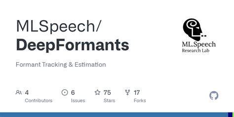 Github Mlspeechdeepformants Formant Tracking And Estimation