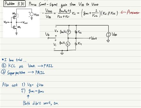 MOSFET Small Signal Analysis Forum For Electronics