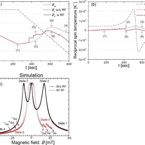 Schematic Description For Nuclear Spin Distribution During Sweeping Of Download Scientific
