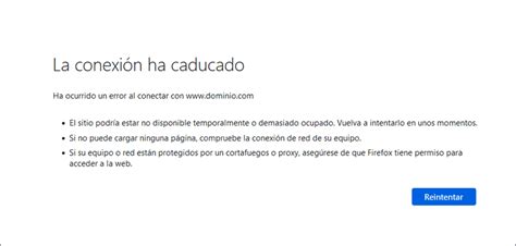 Err Connection Timed Out Posibles Causas Y Soluciones