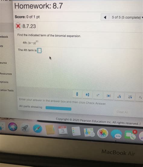 Solved Homework 8 7 Score 0 Of 1 Pt 5 Of 5 5 Complete X