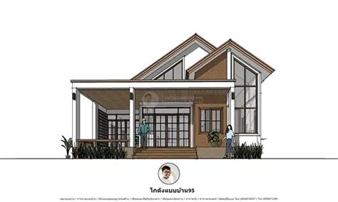 รับออกแบบบ้าน มินิมอล S 084 แบบบ้านมูจิ สไตล์เจแปนนิส 96 ตร ม