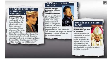 Мъртвите Лейди Ди и папа Йоан Павел Ii дават интервю