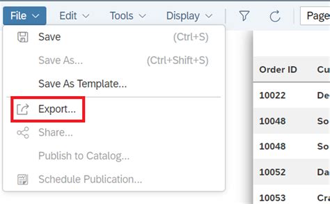 How To Create A Paginated Report In Sap Analytics Sap Community