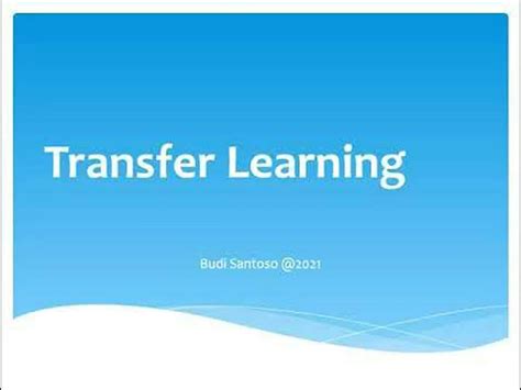 Pengenalan Transfer Learning