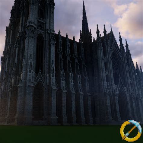 Andrews Cathedral Square Side View Bliss Shaders Minecraft Middle
