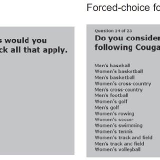 Example Of Multiple Answer Question Formats Download Scientific Diagram