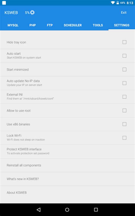 KSWEB Server PHP MySQL Android Apps On Google Play