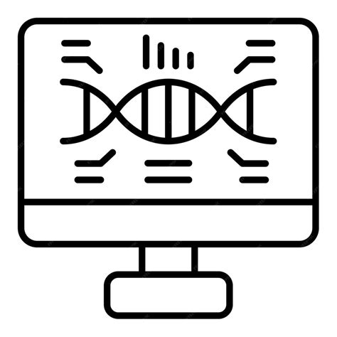 Premium Vector Bioinformatics Icon