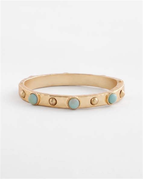 Mint Cuff Hinge Bracelet Chicos