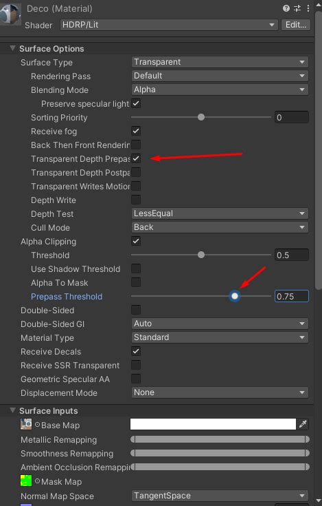 Unity HDRP Transparency Showing Through Solid Texture Unity Engine