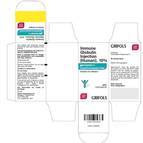 Gamunex C Fda Prescribing Information Side Effects And Uses