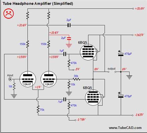 Build Your Own Tube Headphone Amplifier With This Schematic
