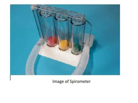 Spirometer Usage And Maintenance Pptx