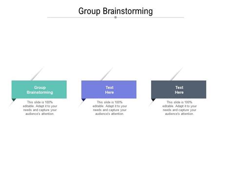 Group Brainstorming Ppt Powerpoint Presentation Summary Cpb Presentation Graphics