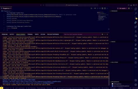 console vision app with geeksforgeeks