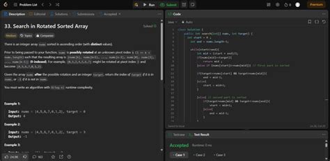 Day 23 Of Leetcode 33 Search In Rotated Sorted Array Aditi Thakur
