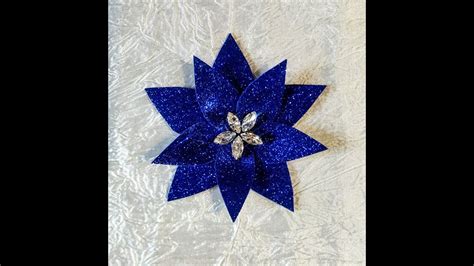 შობის ყვავილი როგორ გავაკეთოთ ყვავილი Tutorial How To Make Flowers Shobis Yvavili Youtube