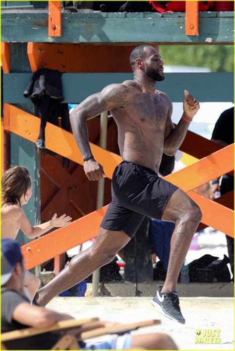Lebron James Shirtless Nike Commercial Shoot Photo Lebron James Shirtless Photos