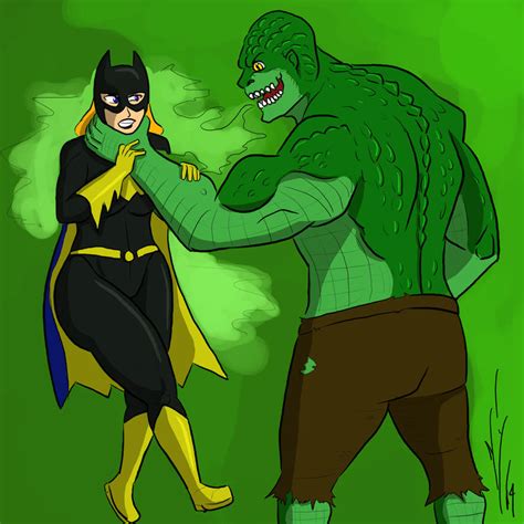 Batgirl Vs Killer Croc Tf 1 By Dragon Storm On Deviantart
