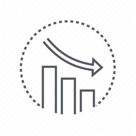 Business Decrease Fall Statistics Icon Download On Iconfinder