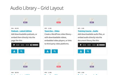 how to create a wordpress audio library and listen online