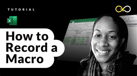 How To Record A Macro In Excel Youtube