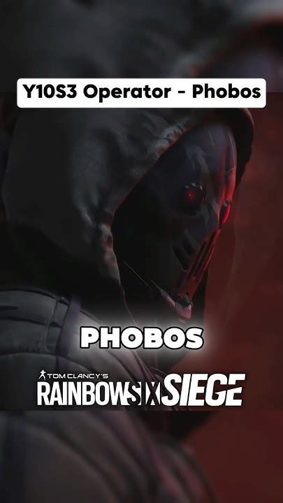 Siege Y10s3 Operator Phobos Rainbowsixsiege R6 R6siege Youtube