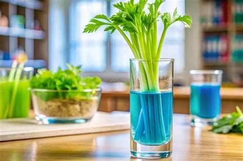 Celery Capillary Action Experiment Observing Water Transport In Plants A Visual Guide For