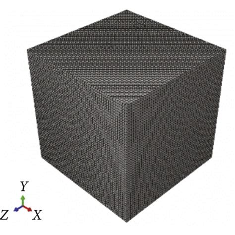 Finite Element Model Of Rubberized Concrete A Typical Aggregate B