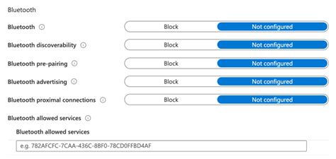 configuring the usage of bluetooth encryption via windows 10 mdm all about microsoft endpoint