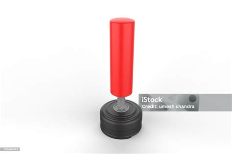 브랜딩 및 모의 업을위한 빈 독립 형 펀치 백 3d 렌더링 일러스트 레이션 0명에 대한 스톡 사진 및 기타 이미지 0명 3차원 형태 가방 Istock