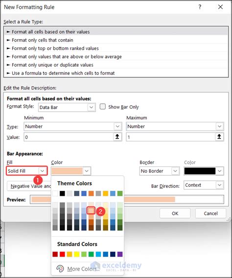 How To Use Data Bars With Percentage In Excel 3 Examples