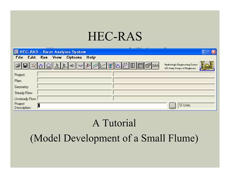 Hec Ras Tutorial Flume Example PDF