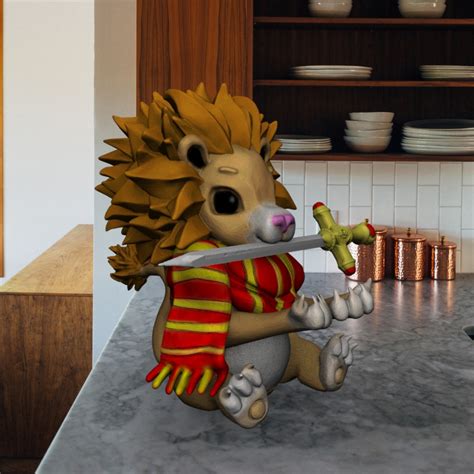 Stl File Hogwarts Houses Gryffindor 🏘️・3d Printer Design To Download・cults