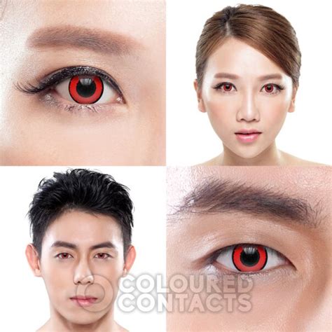 Red Voldemort Contact Lenses Cosplay Colored Contacts Costume Lens