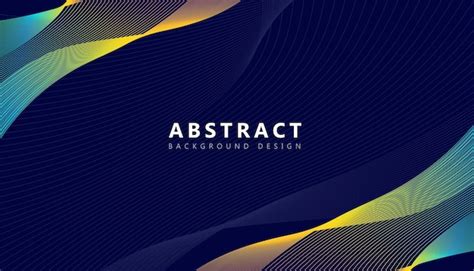 추상적인 파동 배경 터 일러스트레이션 프리미엄 벡터