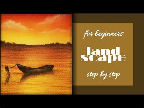 Simple Landscape Drawing Tutorial Step By Step For Beginners Landscape Scenery Drawing Tu