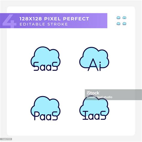 클라우드 컴퓨팅 픽셀 완벽한 Rgb 색상 아이콘 세트의 구조 가상현실에 대한 스톡 벡터 아트 및 기타 이미지 가상현실 가상현실 시뮬레이터 개념 Istock