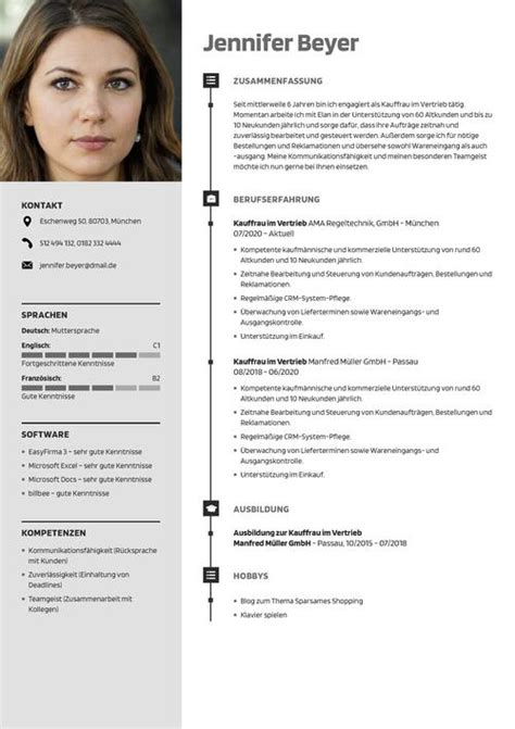 Lebenslauf Layout Vorlage Und Tipps Für Das Format