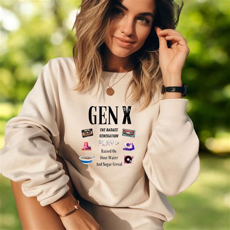 Retro Generation X Sweatshirt Vintage Gen X Apparel Nostalgic 90s Style
