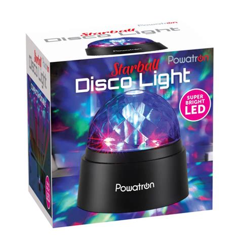 Powertron Starball Disco Light Compact And Portable Multi Coloured Light On OnBuy